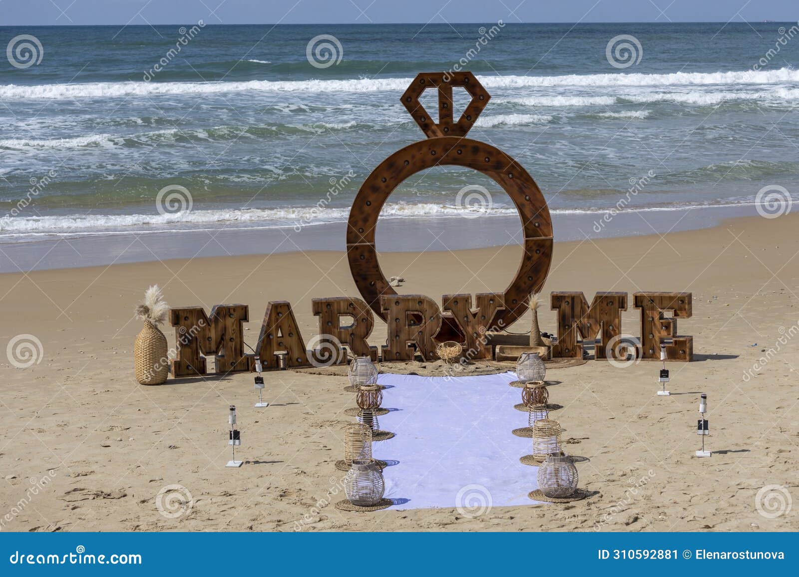 Installation - marry me stock image. Image of marry - 310592881