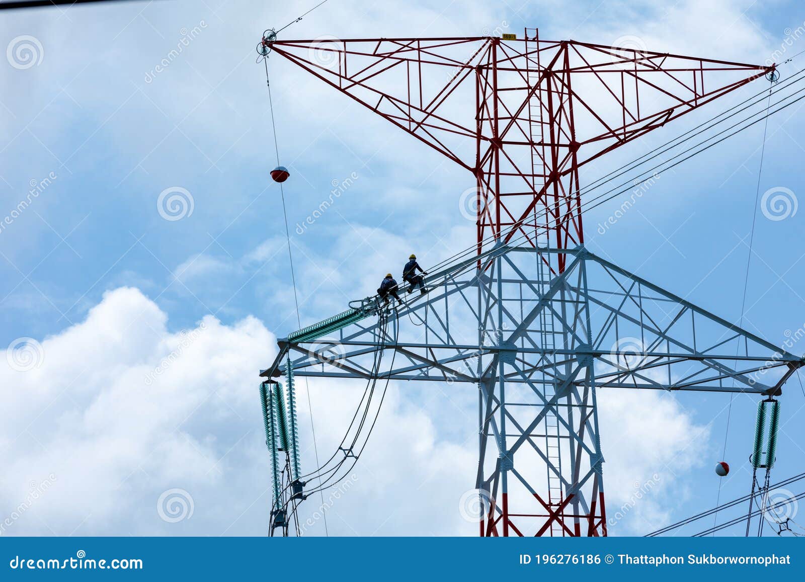 Installation Modification High Voltage Electrical Cables Royalty-Free ...