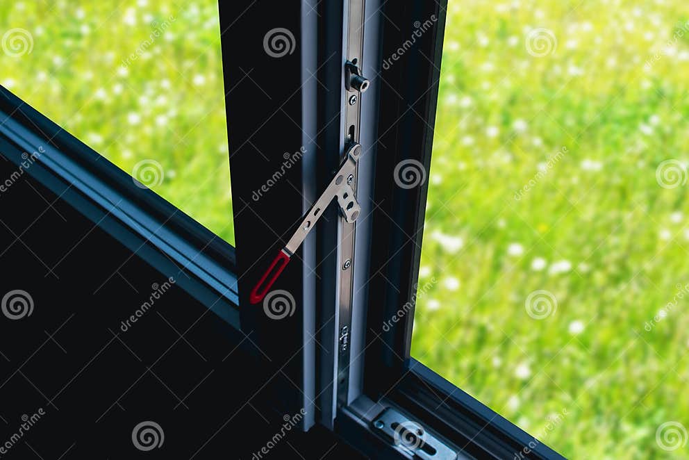 Installation of a Plastic Window Stock Photo - Image of house, view ...