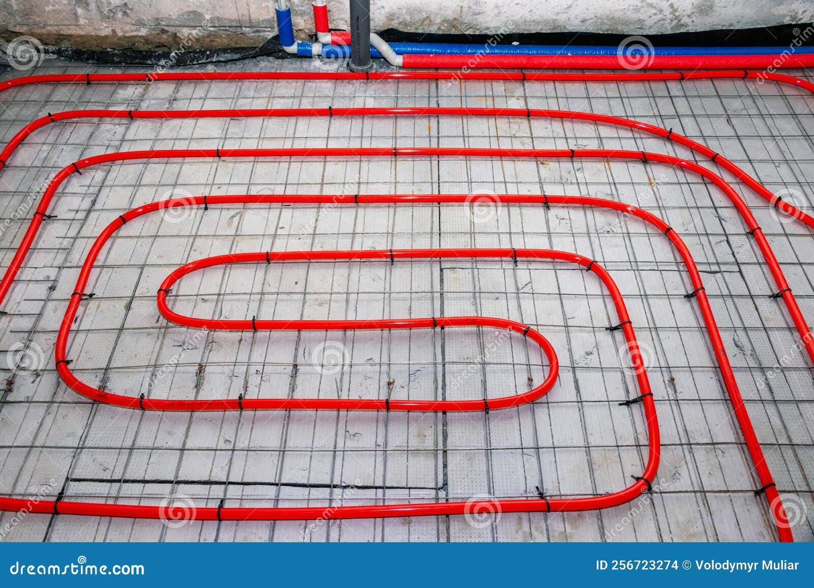 Installation of Polypropylene Pipes for the Underfloor Heating System ...