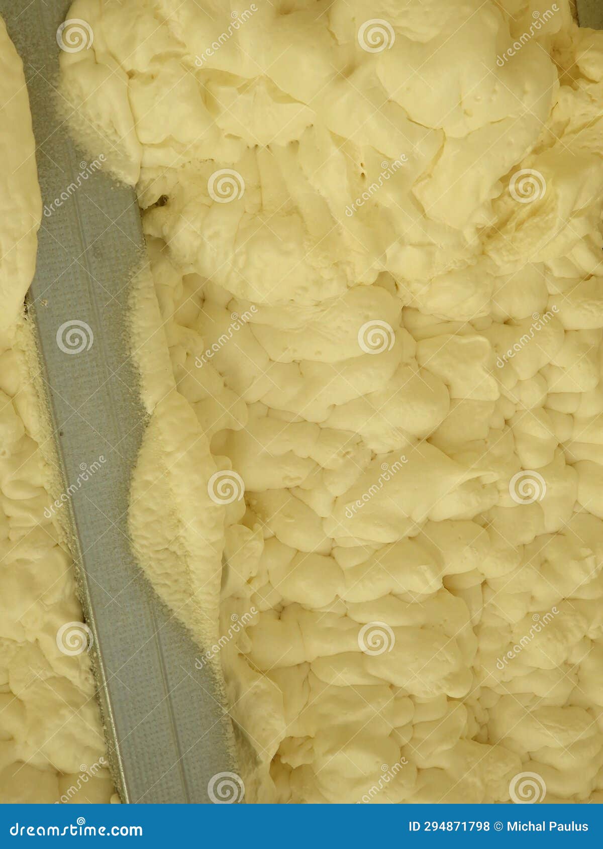 Installation of Polyurethane Foam Insulation with Compressed Gas Stock ...