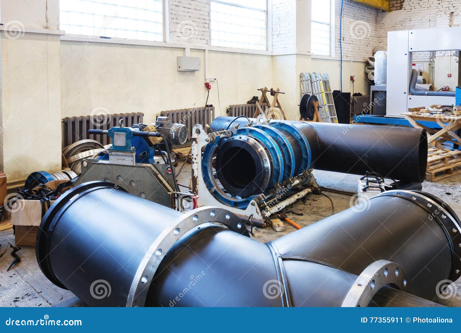 Installation Of The Distribution Unit Of Heating And Water Supply ...