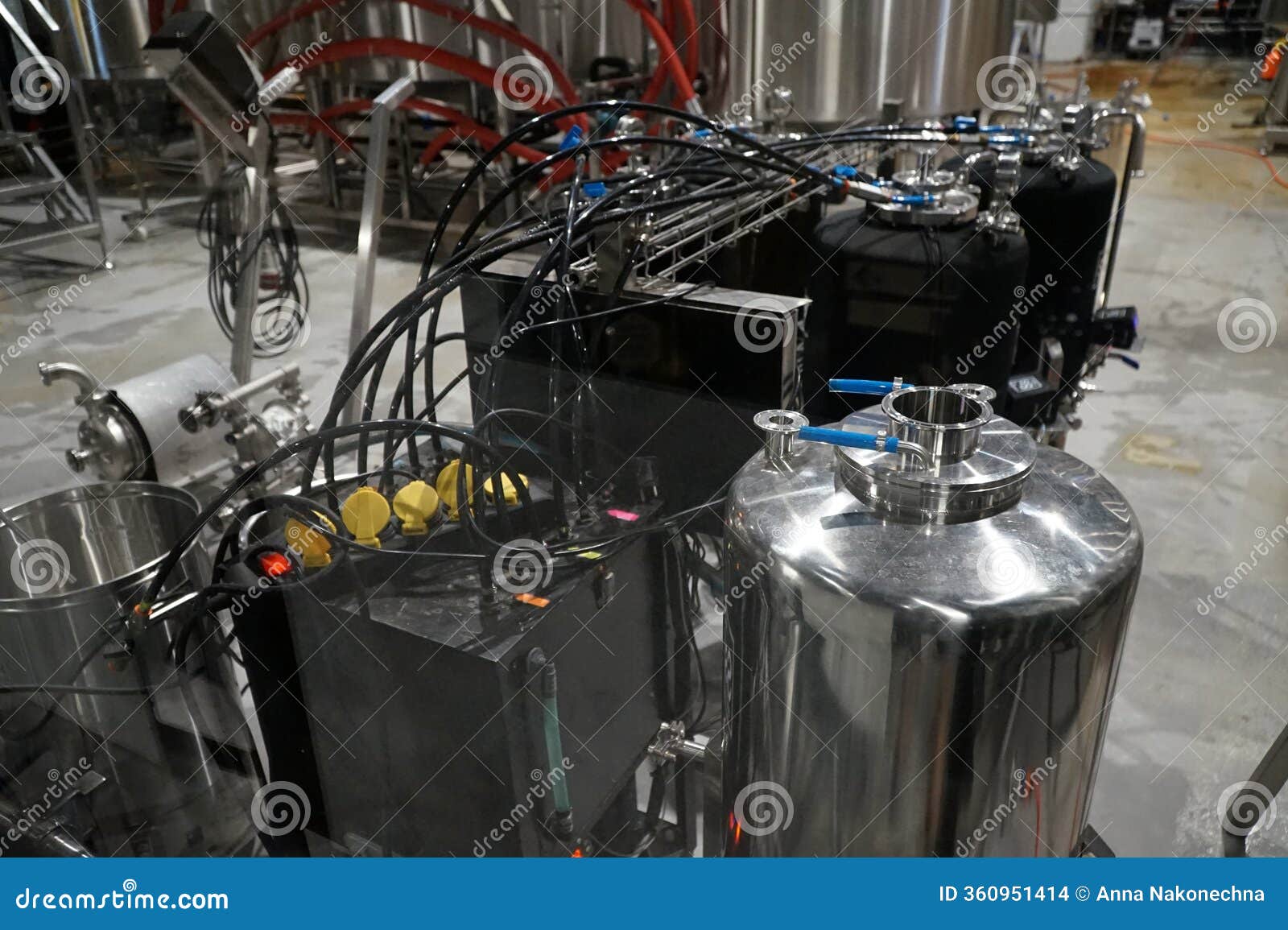 Installation for the Production of Small Quantities of Beer Stock Photo ...