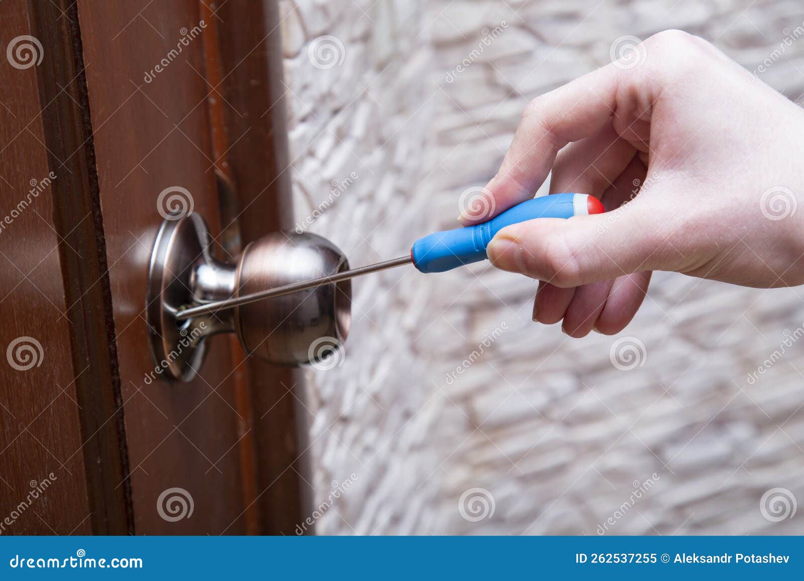 Installation and Repair of Locks on Doors.Adjusting the Locks on the ...