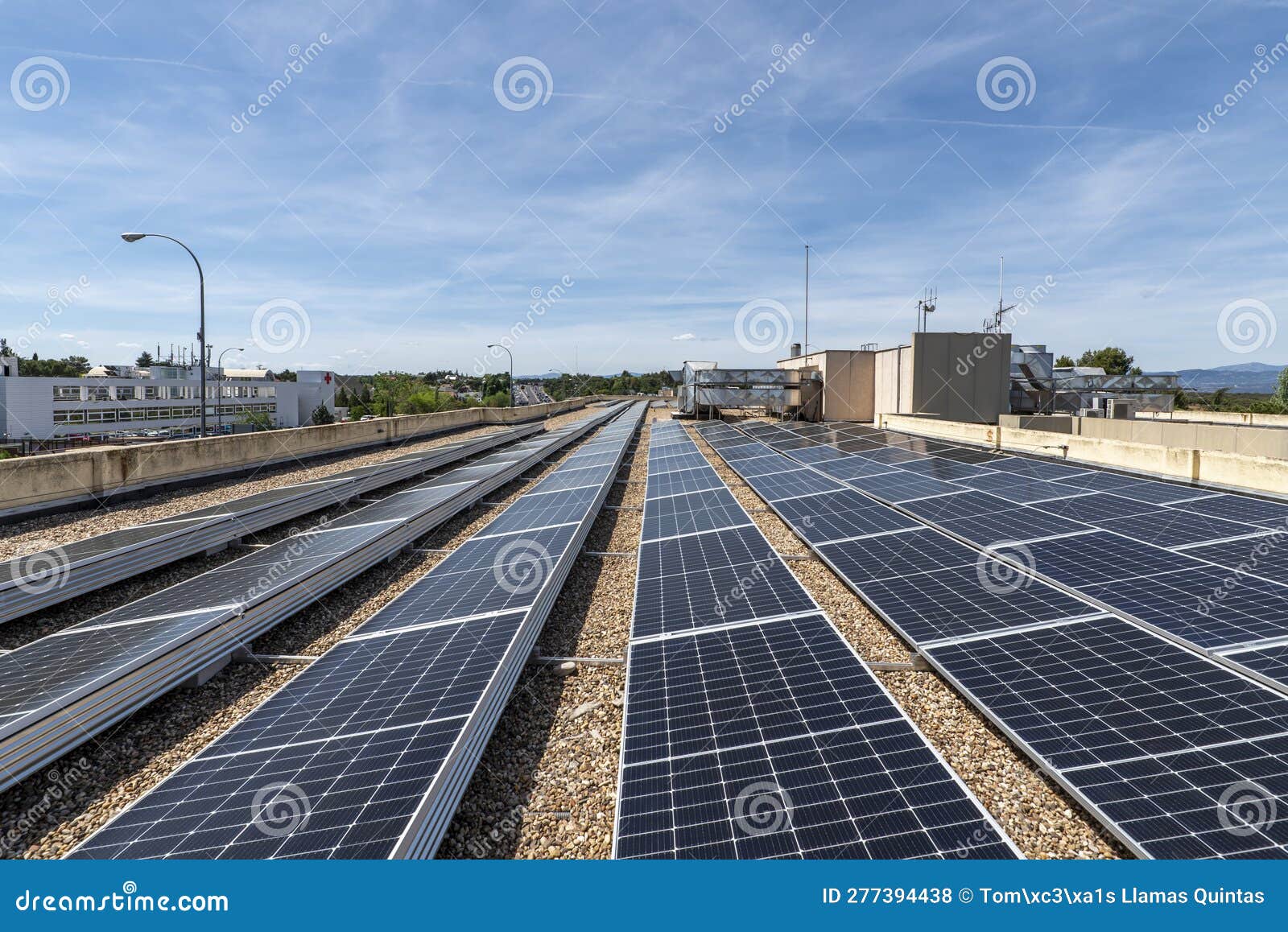 Installation of Solar Panels on the Roof Stock Photo - Image of solar ...
