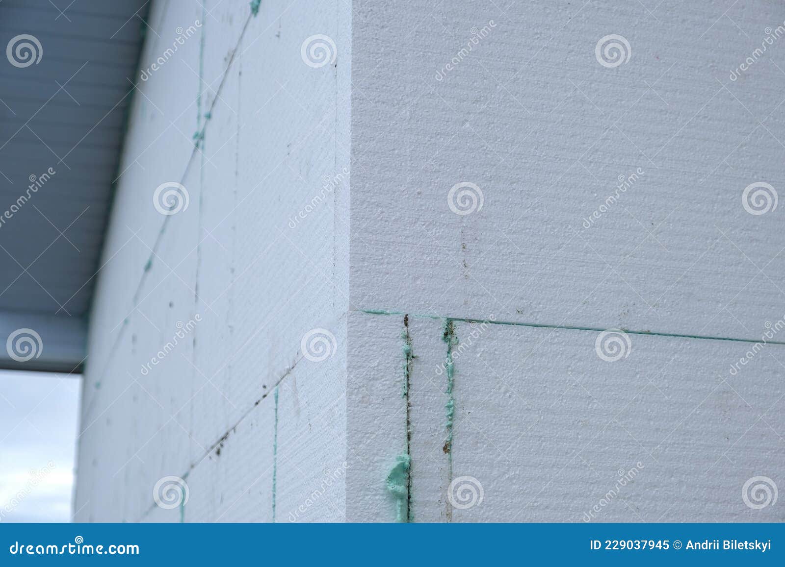 Installation Of Styrofoam Insulation Sheets On House Facade Wall For ...