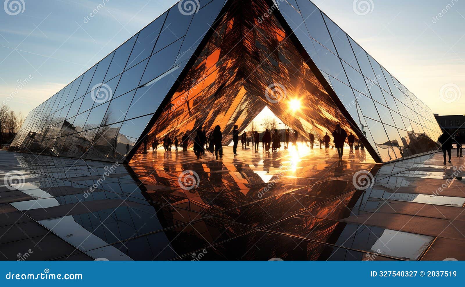 Installation sun triangle stock illustration. Illustration of generated ...