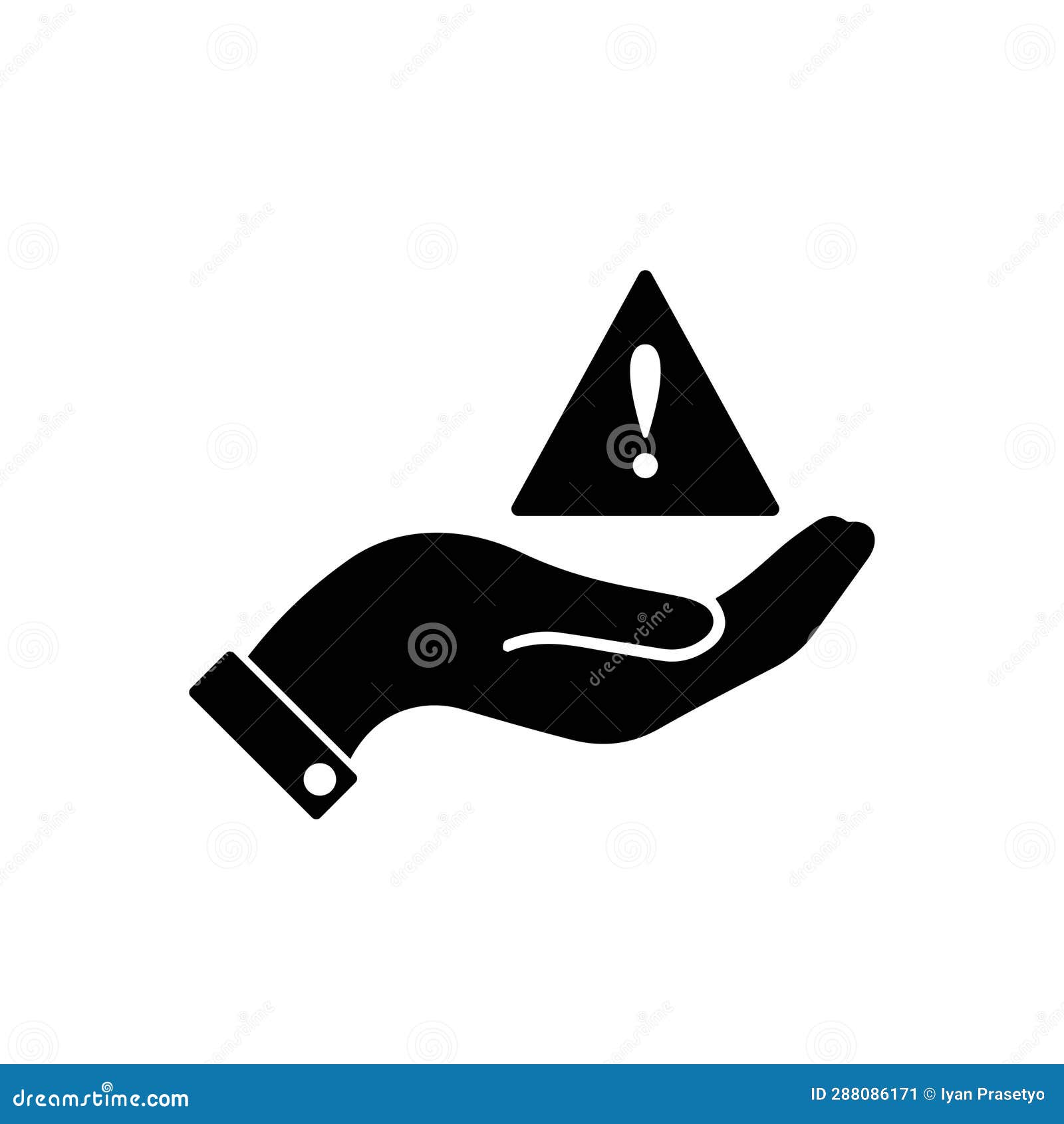 Installation and Support Icon, Flat Design Best Vector Icon.Exclamation ...