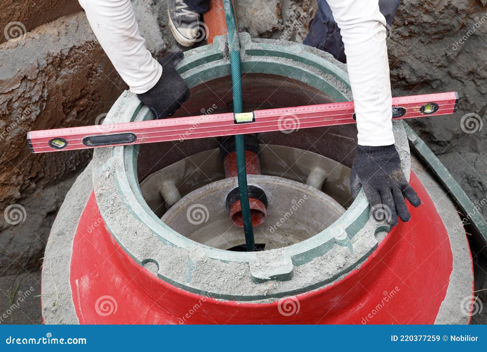 Underground Tank for Sewage System Stock Image - Image of business ...