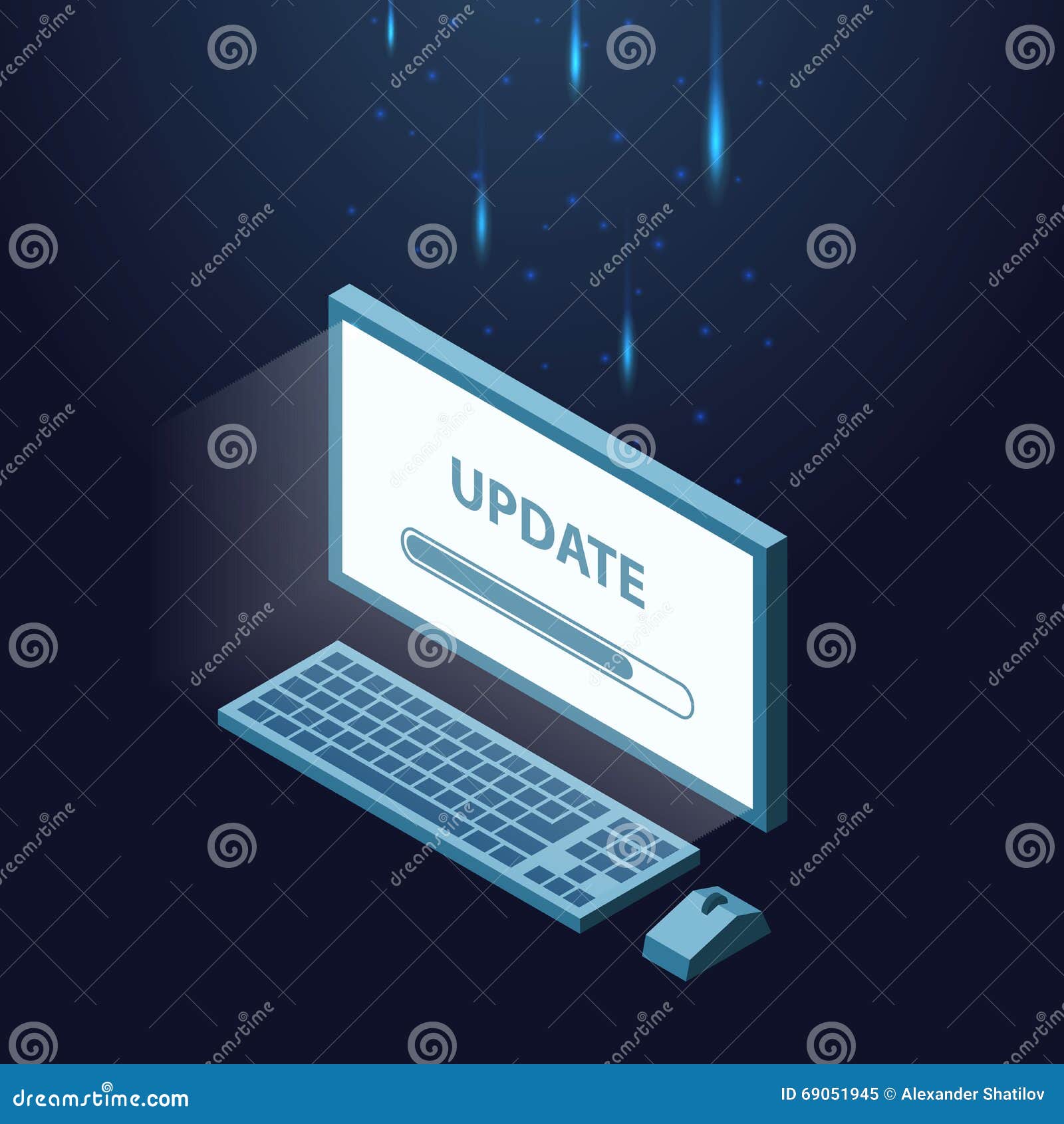 Computer Isometric Illustration Stock Illustrations – 99,693 Computer ...