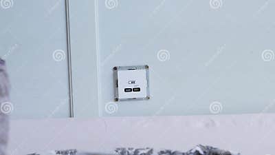 Installation of a USB Type-C Socket at the Head of the Bed for Charging ...