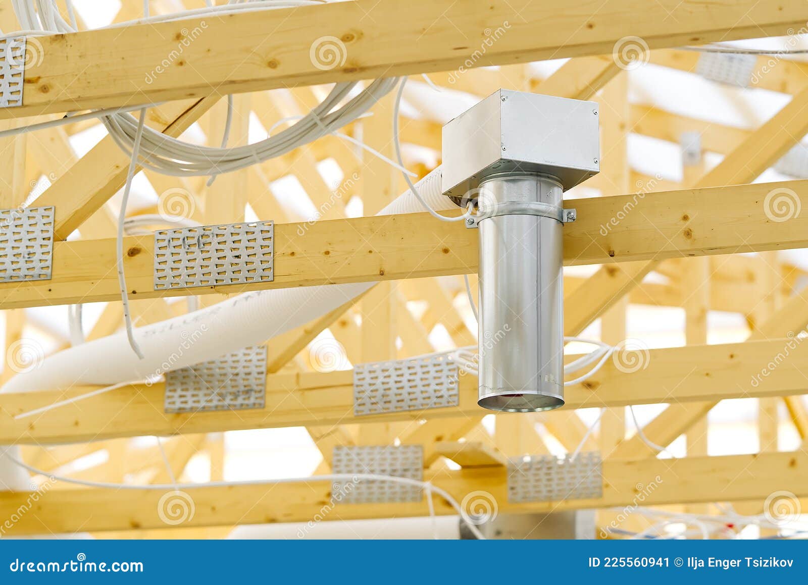 Installation of Ventilation in a New Timber Frame House Under ...