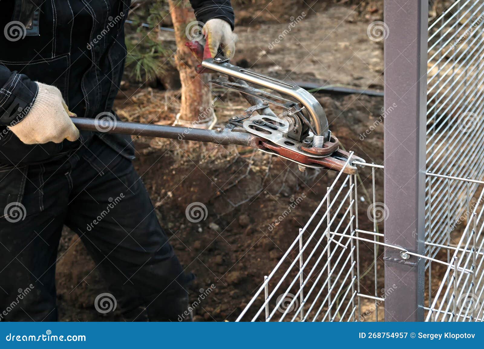 Installation of Wire Fences on the Territory of the Residential Complex ...