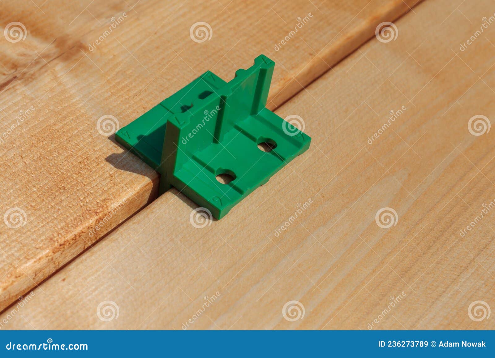 Installation of Wooden Floors, Garden Terrace. Deck Board Gap Walks ...