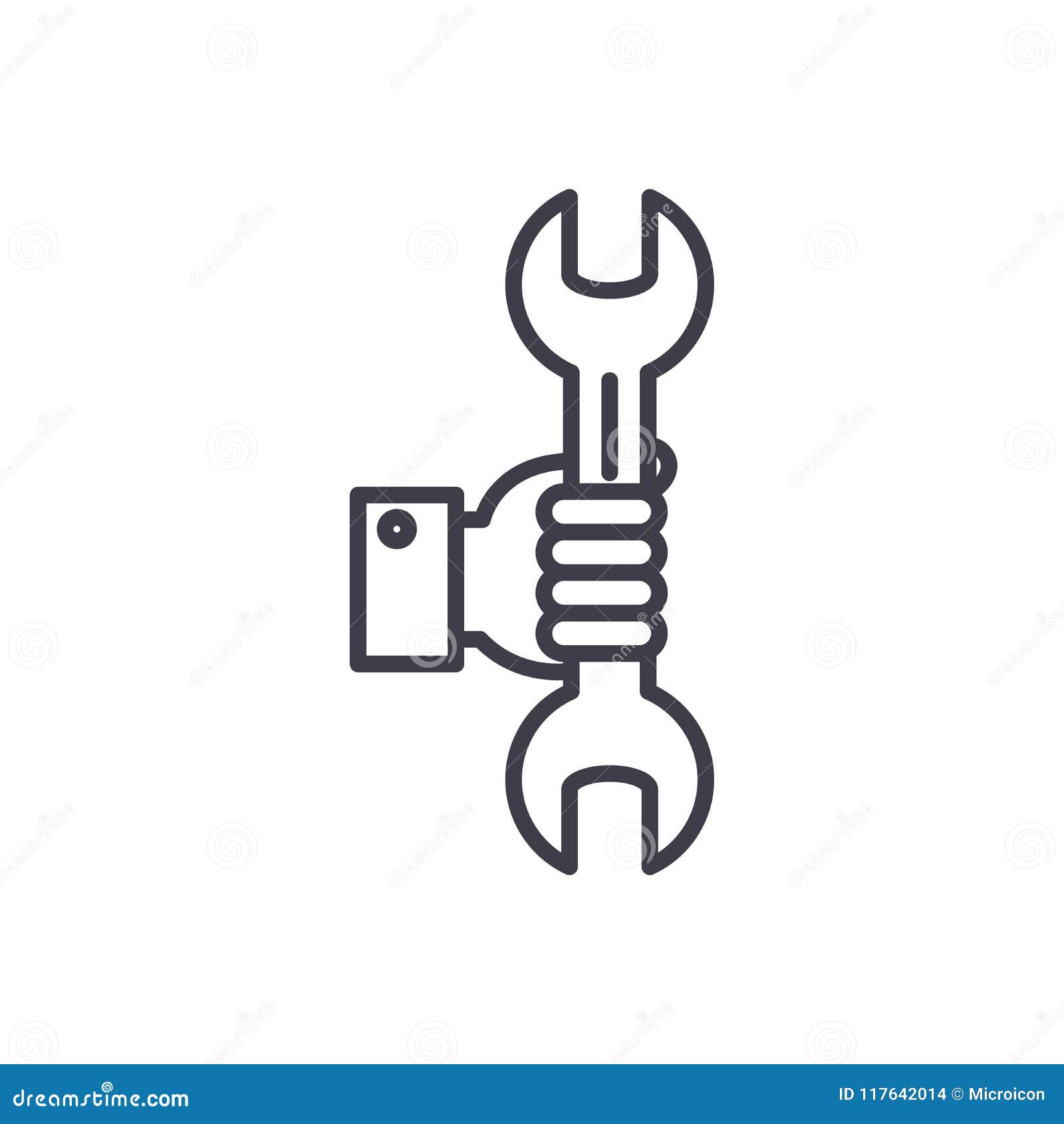 Installation Work Black Icon Concept. Installation Work Flat Vector ...