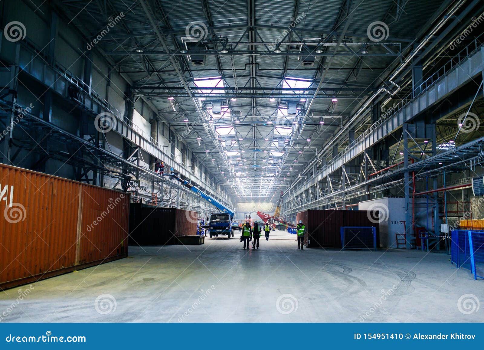 Installation Work in the Production Room. Editorial Image - Image of ...