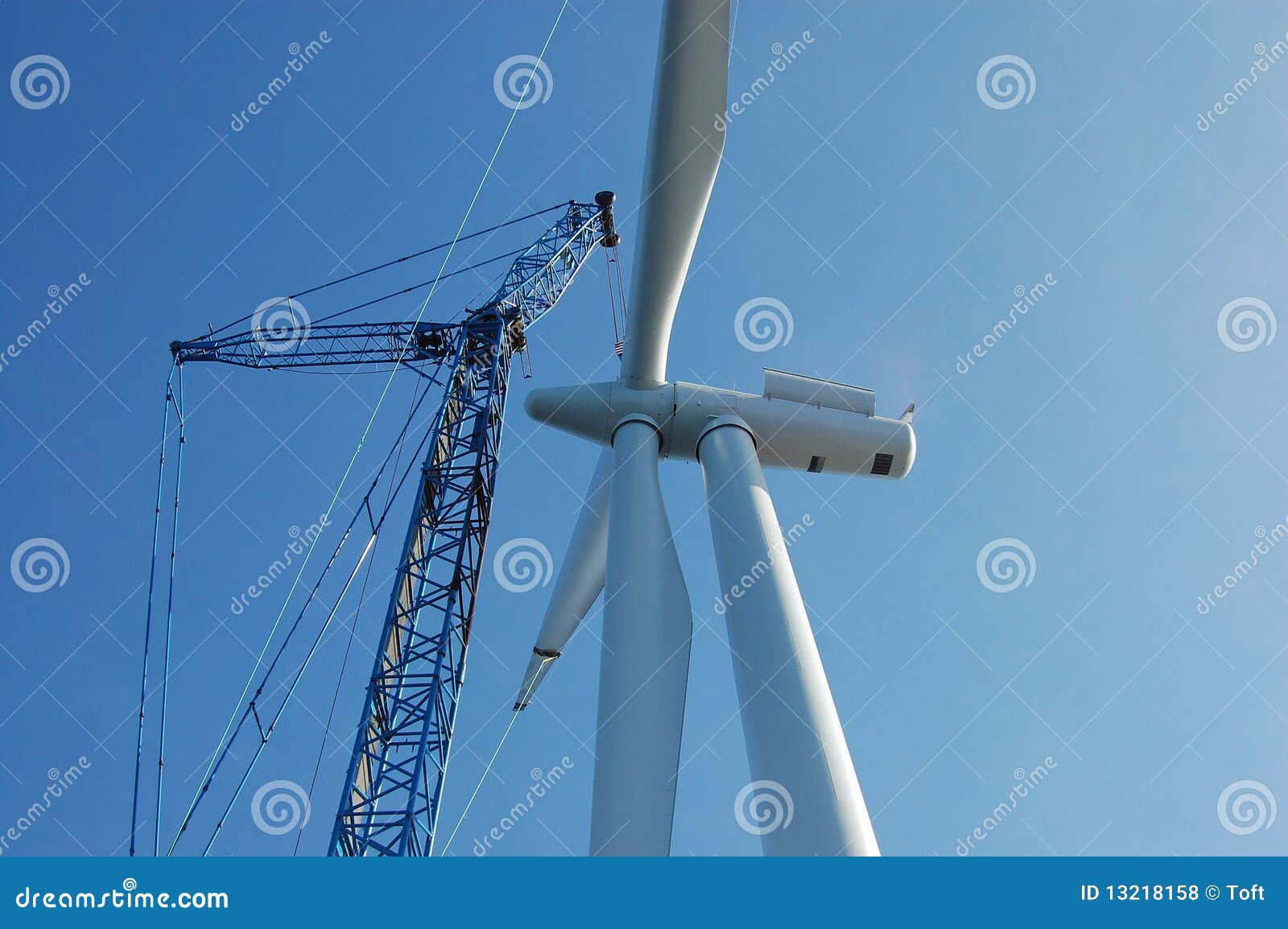 Installation of WTG stock photo. Image of power, a2sea - 13218158
