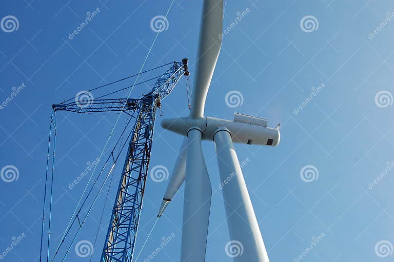 Installation of WTG stock photo. Image of power, a2sea - 13218158