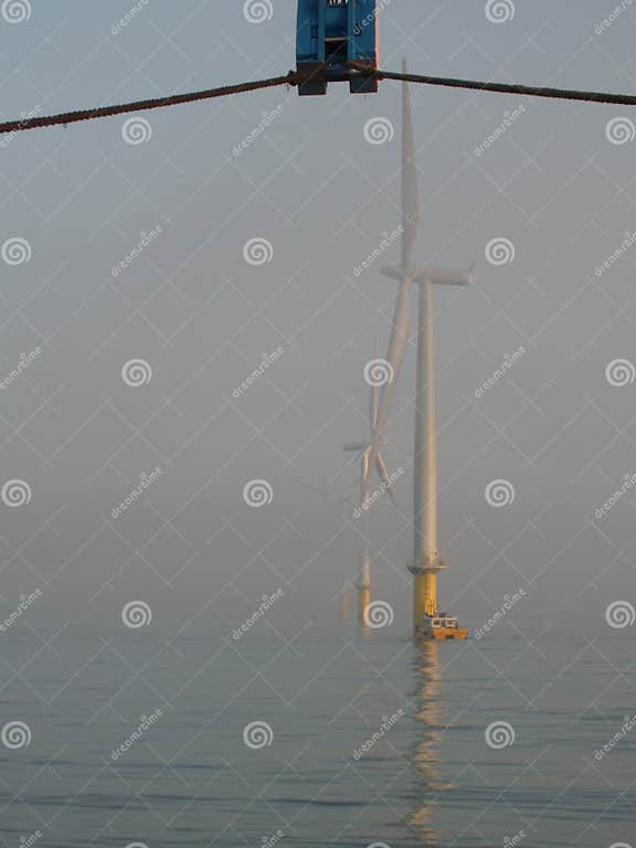 Installation of WTG stock photo. Image of denmark, a2sea - 13227690