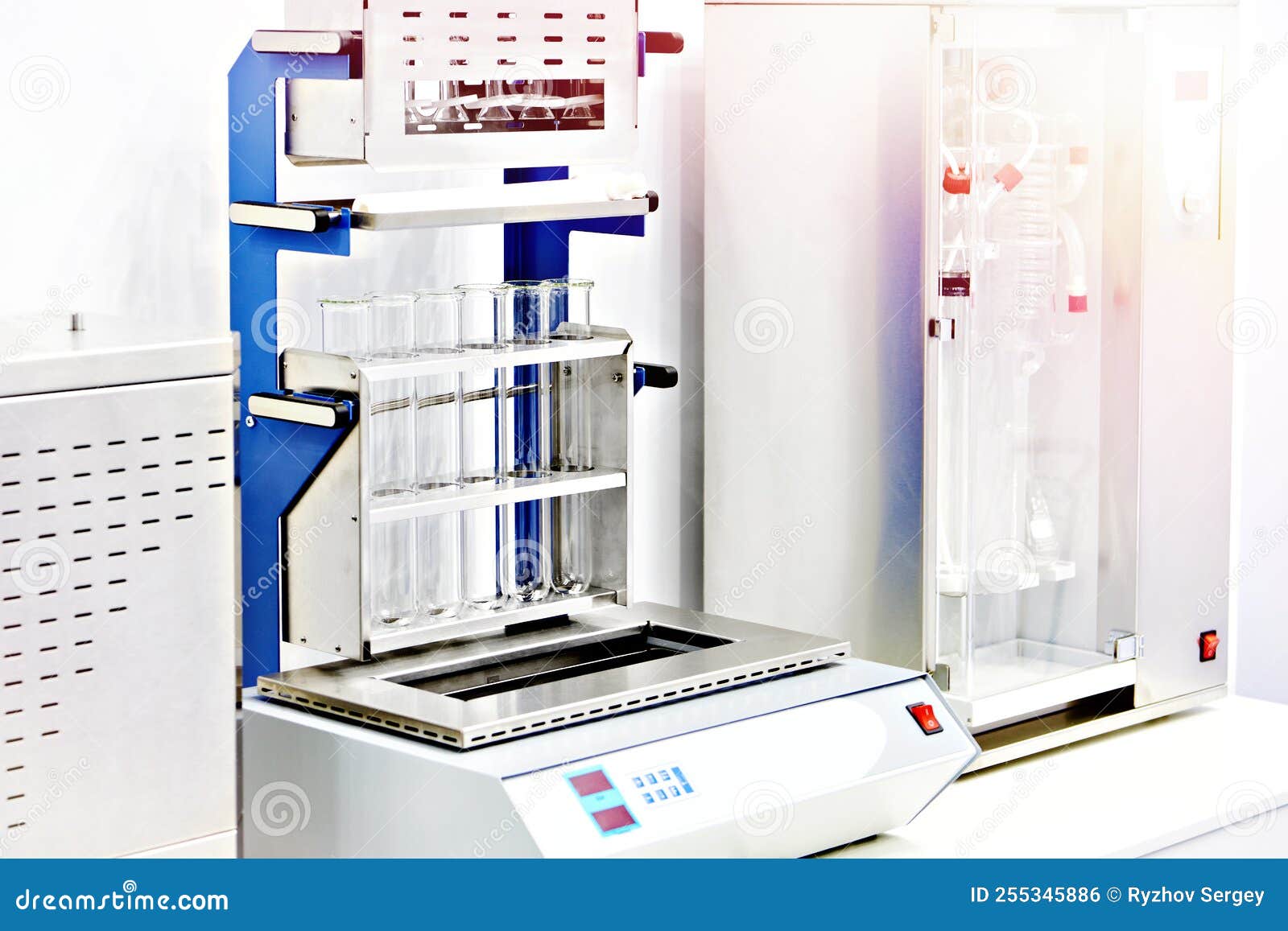 Installations for the Determination of Nitrogen Stock Photo - Image of ...