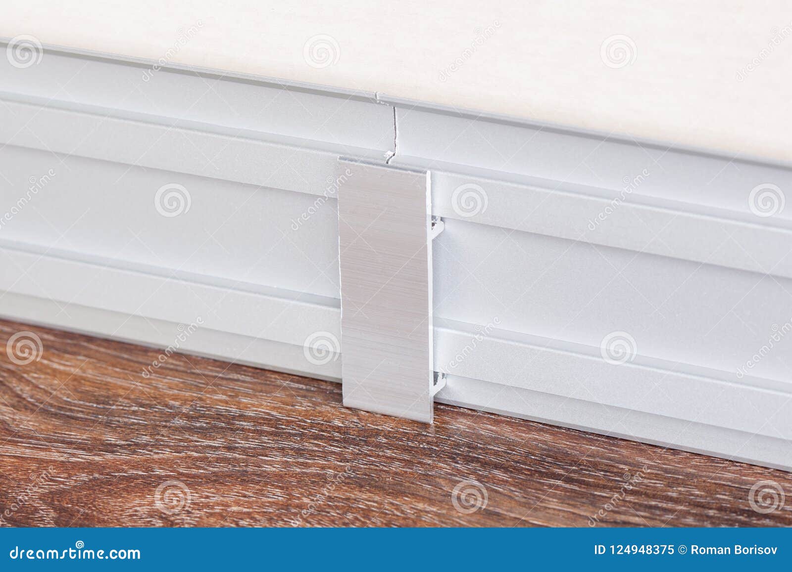 Installed Skirting on the Wall Stock Image - Image of home ...
