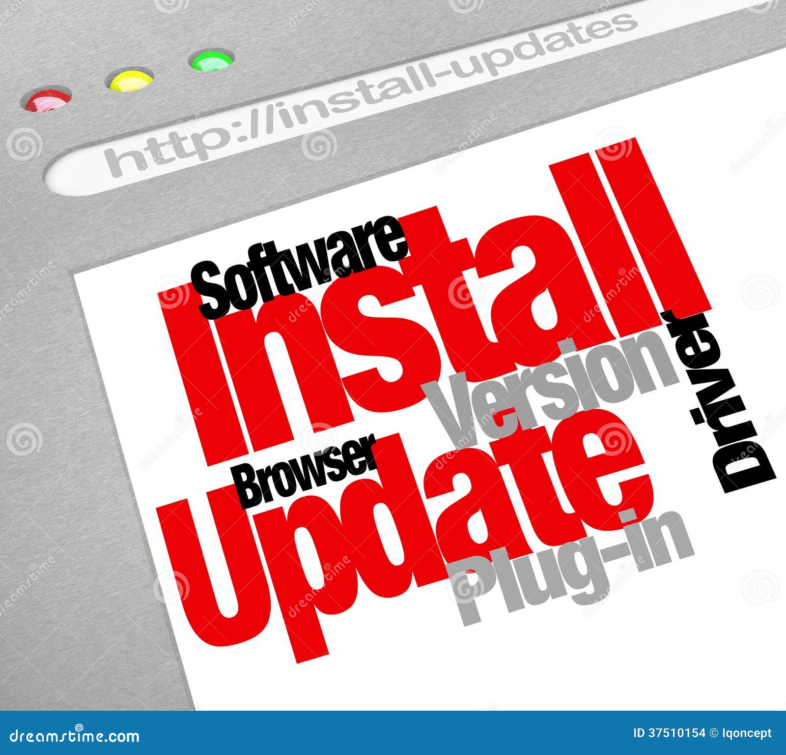 Installi I Download Online Del Computer Degli Aggiornamenti Di ...