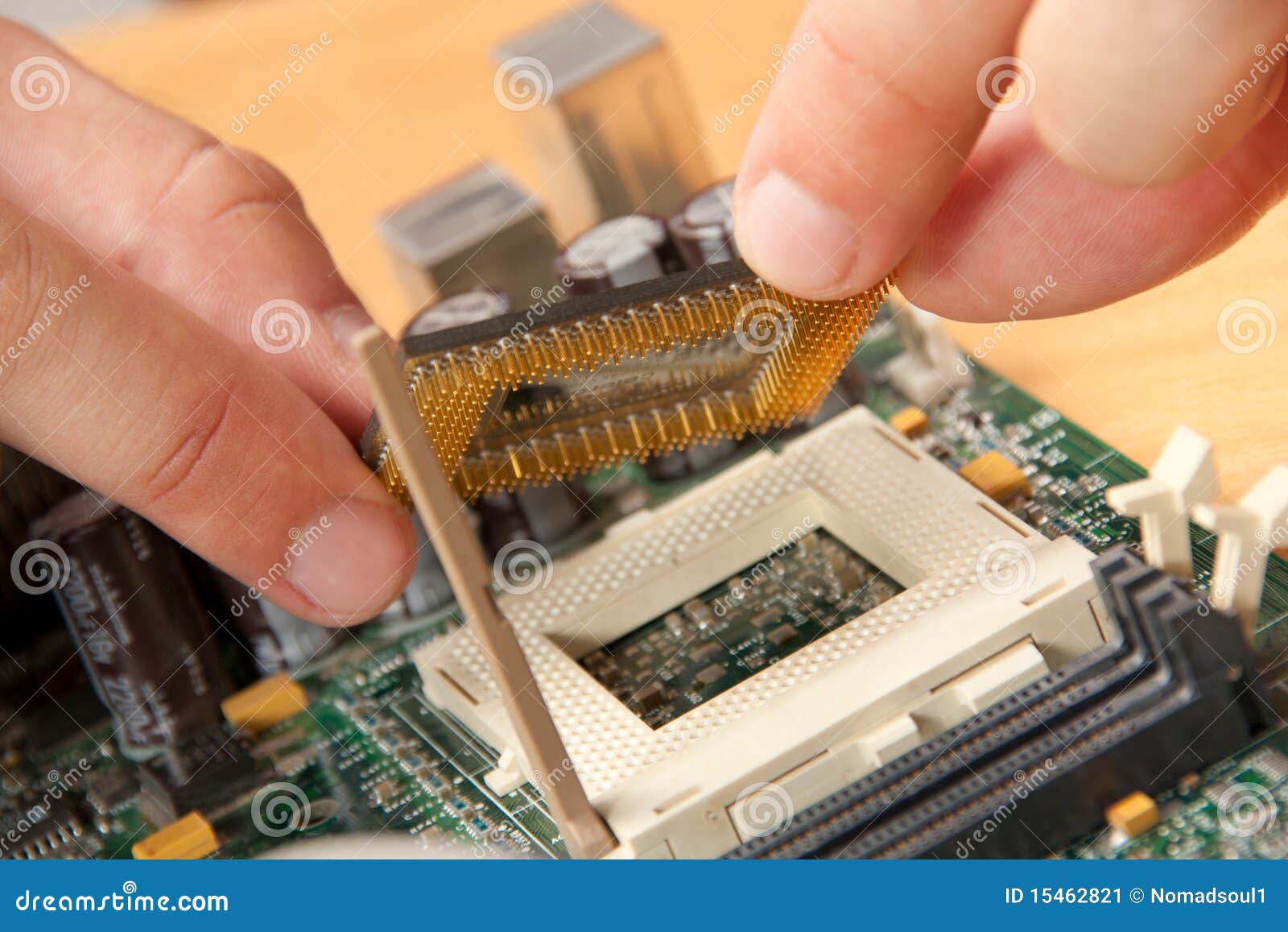 Installing Computer Processor Stock Image - Image of close, finger ... Installing Computer Processor Stock Image - Image of close, finger ...