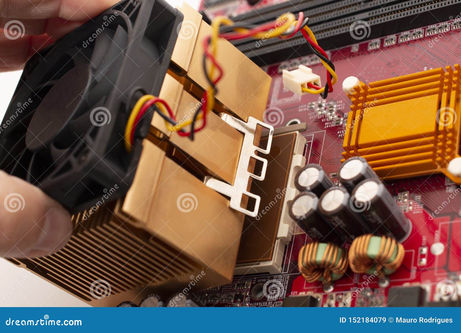 Installing a Cpu Fan on Motherboard Stock Image - Image of hardware ... Installing a Cpu Fan on Motherboard Stock Image - Image of hardware ...