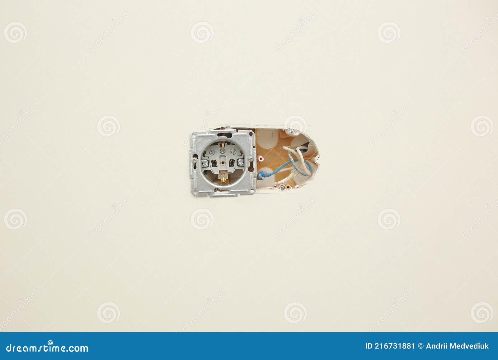 Bad Wiring Installation Causing Damage On Switch Breaker Fuse Stock ...