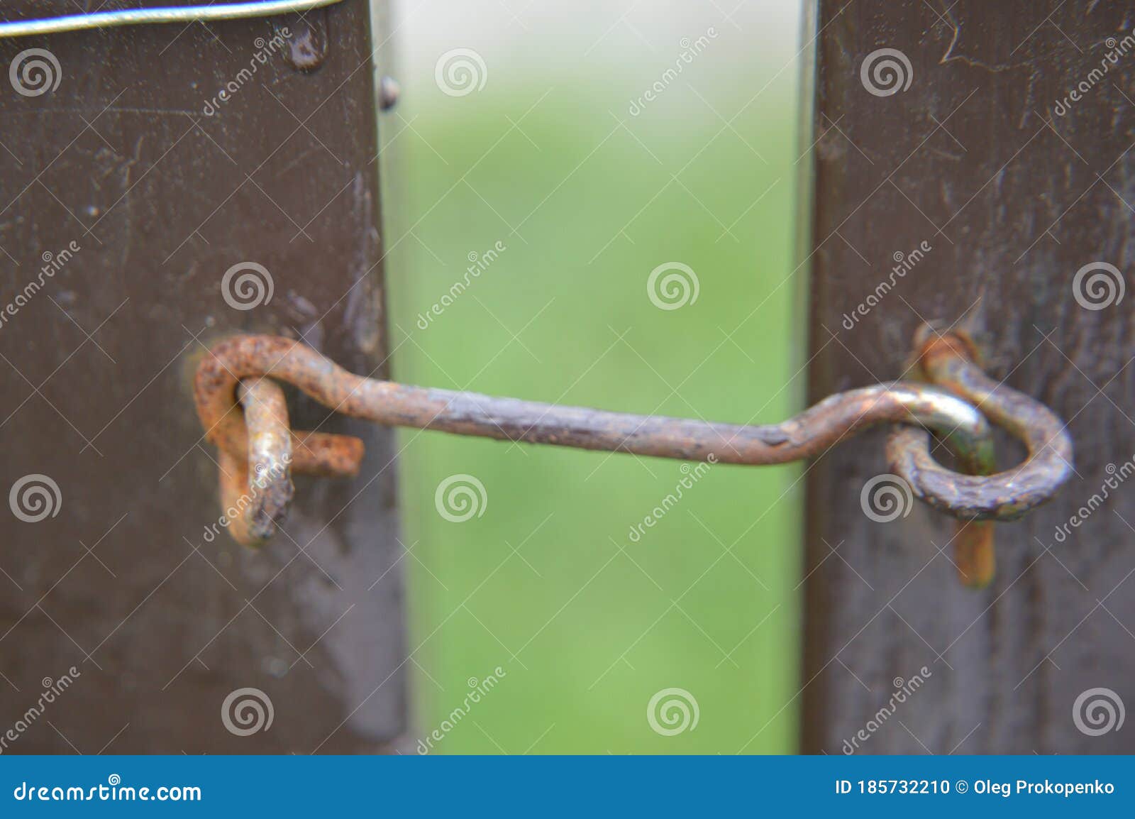 Installing Fasteners for Installing a Padlock Stock Photo - Image of ...