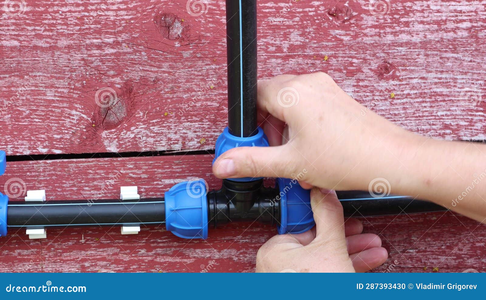 Installing Home Water System with HDPE Pipes and Collet Compression ...