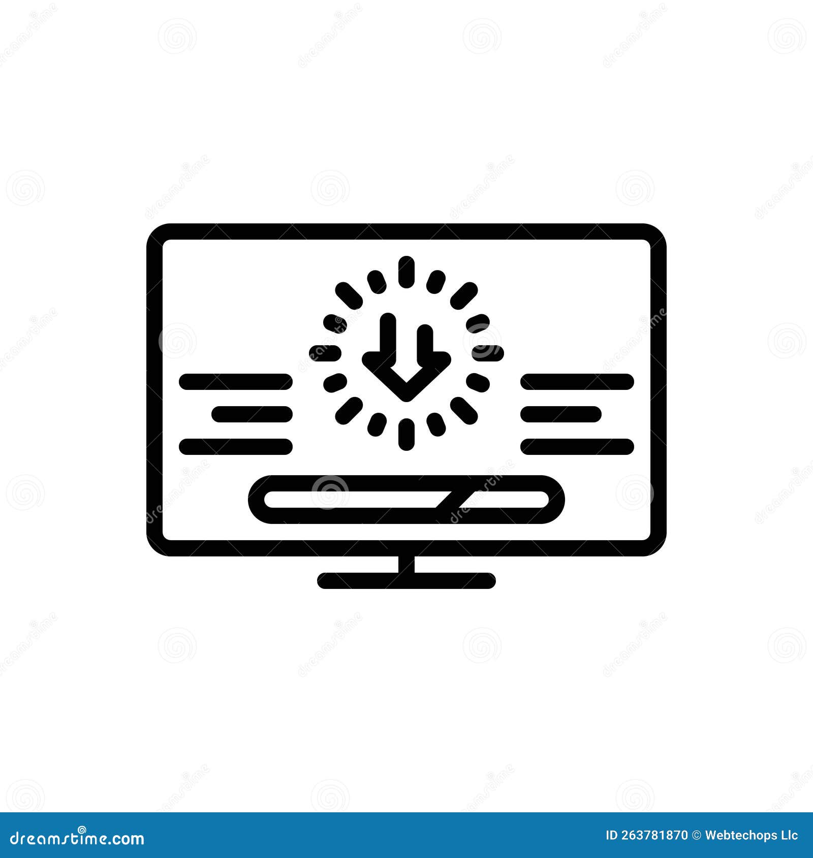 Black Update Software Sticker Or Logo, Concept Meaning Replacing ...