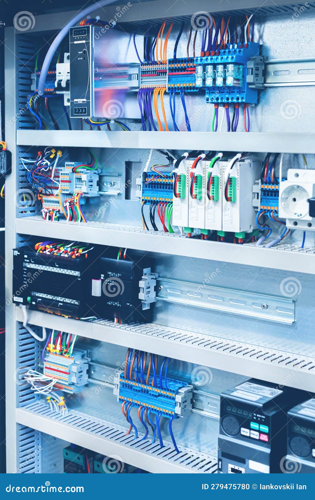 Installing Inverter Solar Panel Control on the Wall. Solar Energy ...