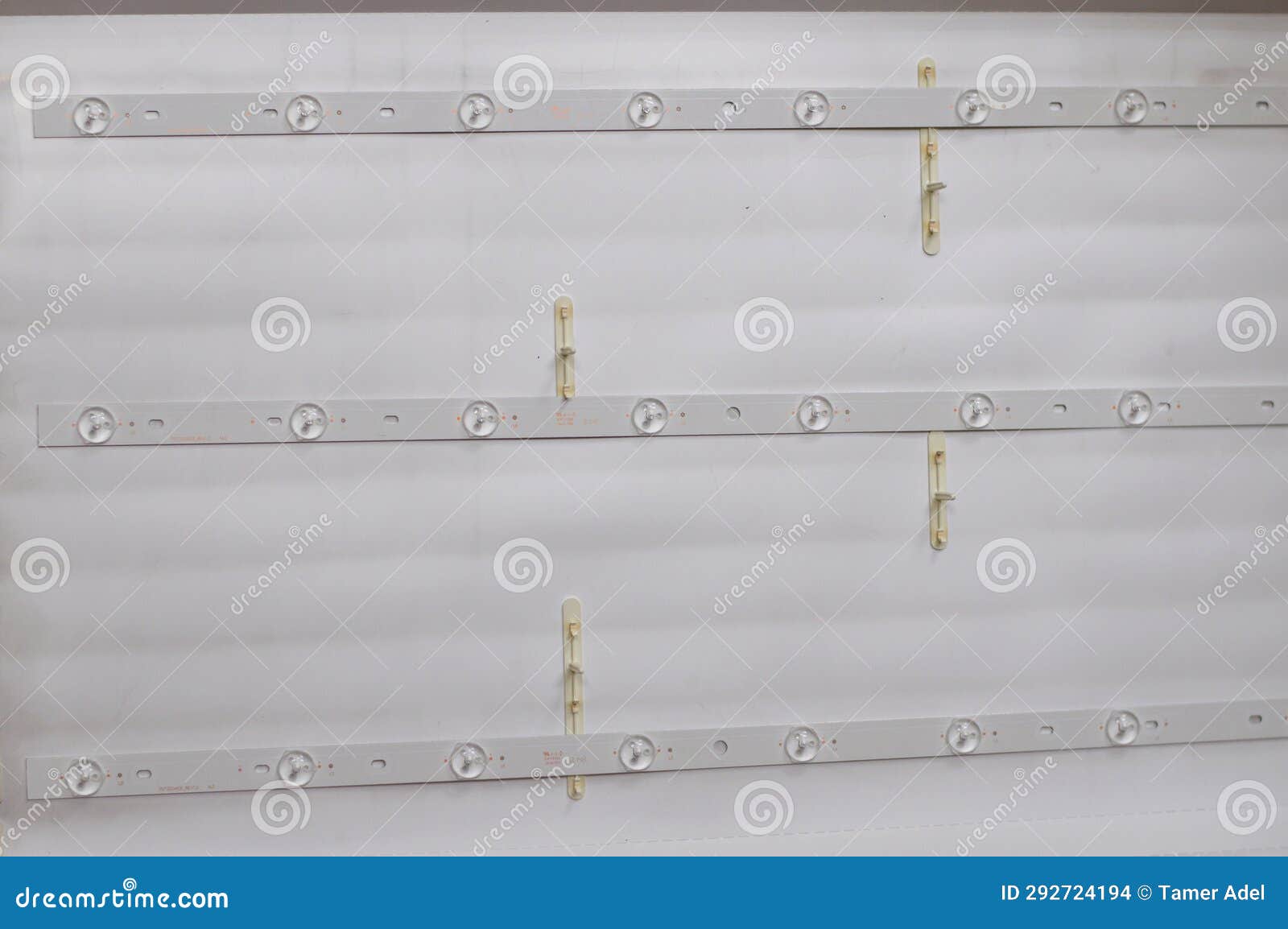 Installing Led Light Strips As a Backlight for a TV Television Device ...