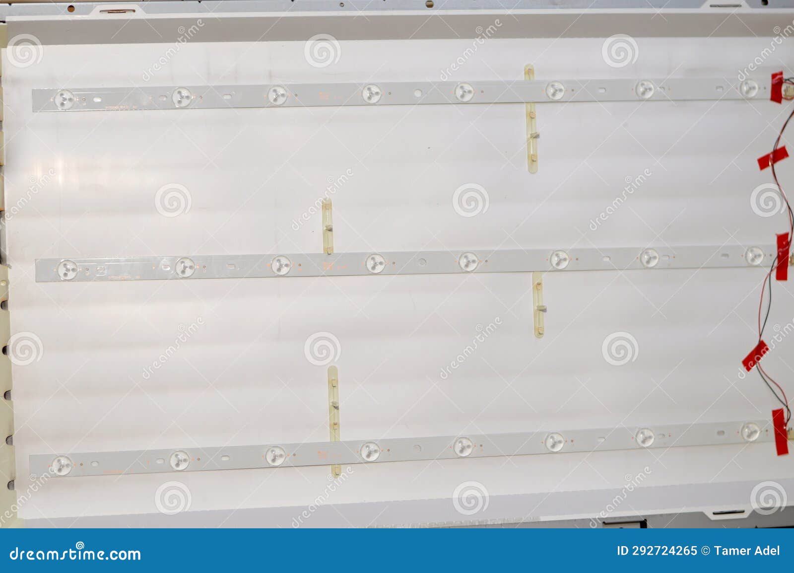 Installing Led Light Strips As a Backlight for a TV Television Device ...