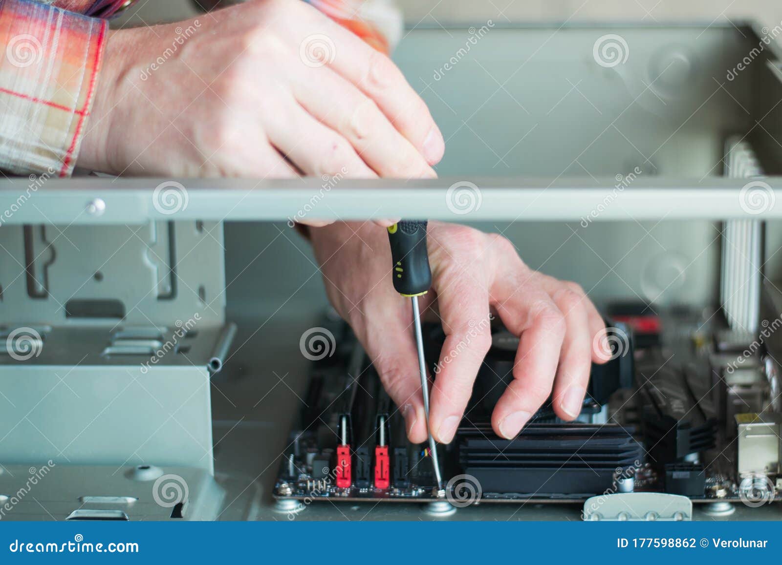 Installing a New Motherboard in the System Unit. Computer Repair and ...