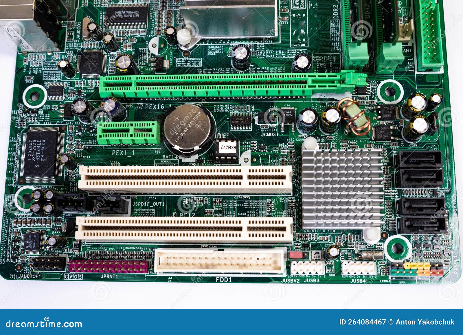 Installing a New RAM DDR Memory for a Personal Computer Processor Socket in a Service. Upgrade ...