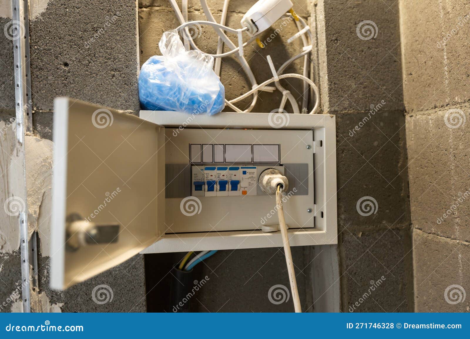 Installing Power Outlets. Ready To Install Power Sockets On Initial ...