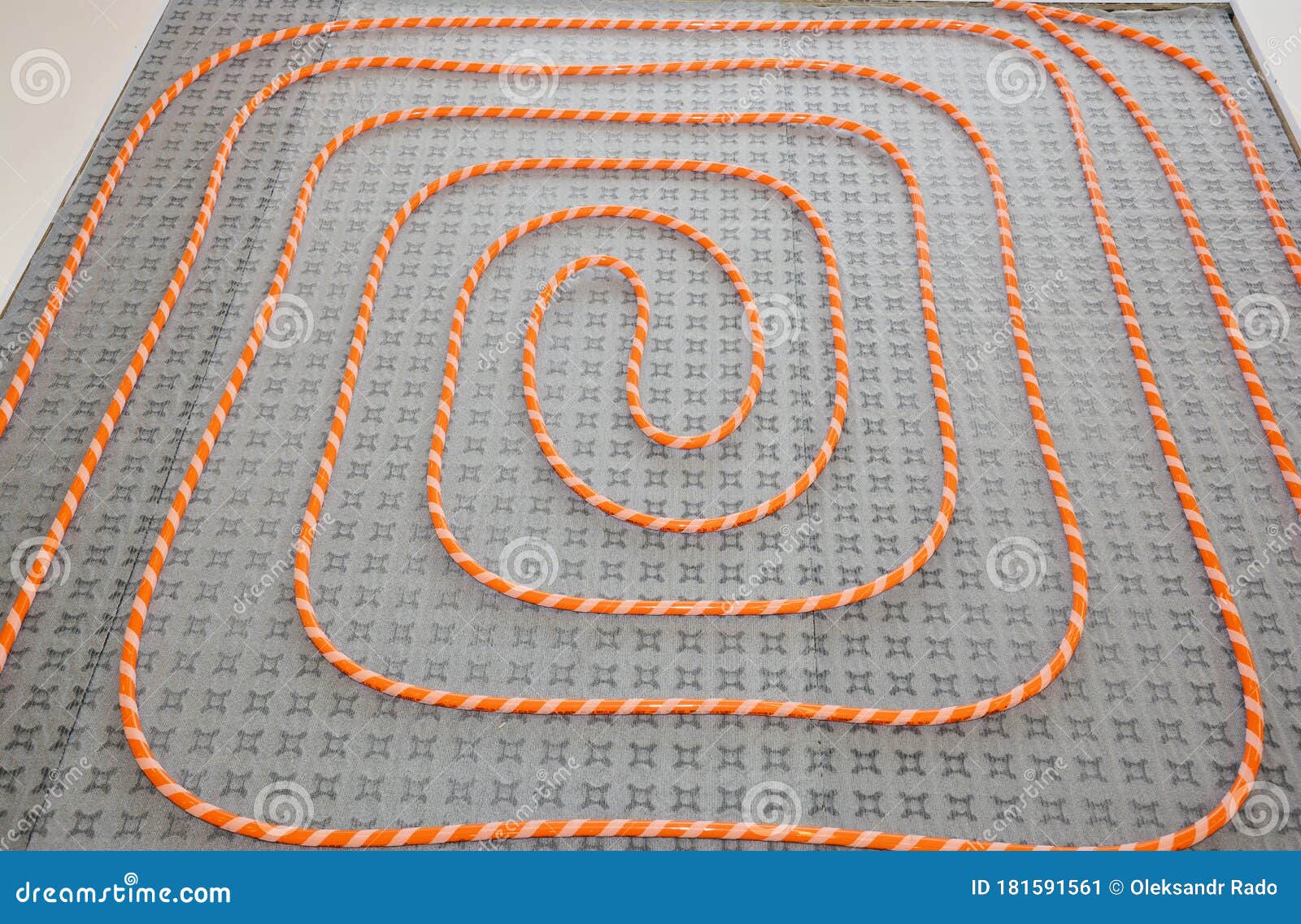 Installing Radiant Warm Water Underfloor Heating System, Laying The ...