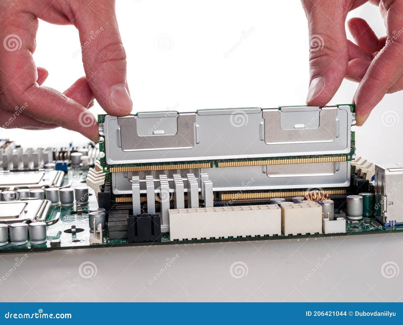 Replacing Of Ram Memory In Laptop Computer. Underside Of The Notebook ... Replacing Of Ram Memory In Laptop Computer. Underside Of The Notebook ...