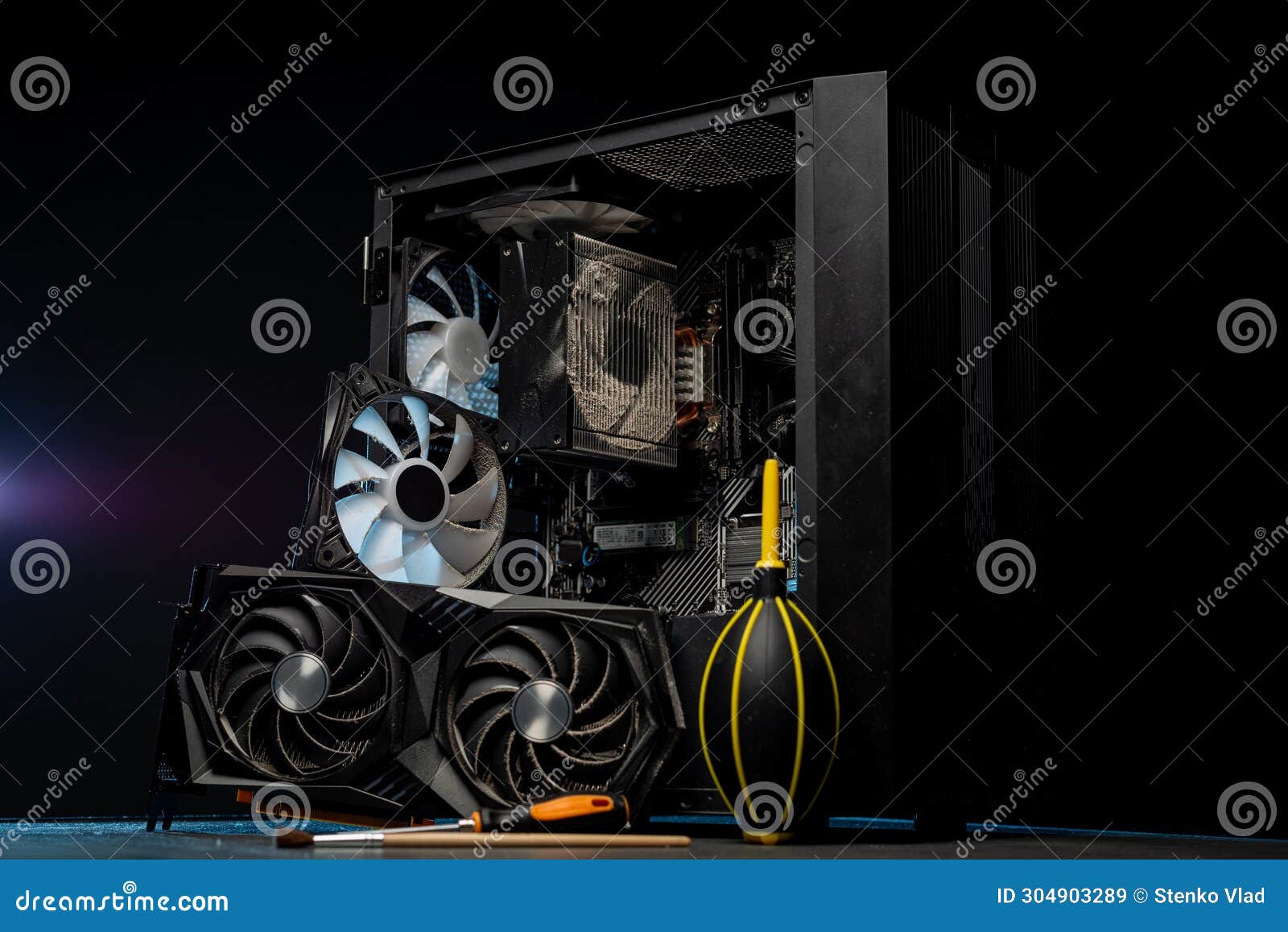 Installing or Repair the Air Cooling System of the Personal Computer ...