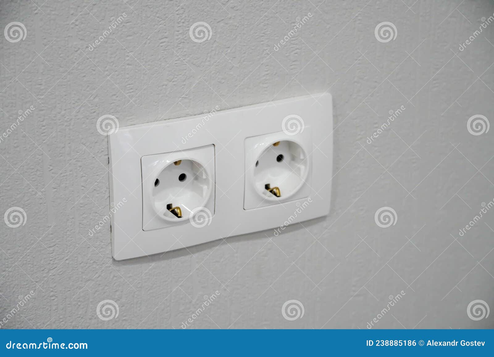 Installing and Replacing an Electrical Outlet in a House during ...