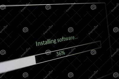 Installing software stock image. Image of storage, backup - 47966345