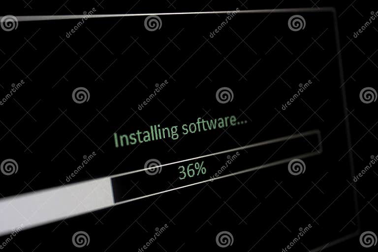 Installing software stock image. Image of storage, backup - 47966345