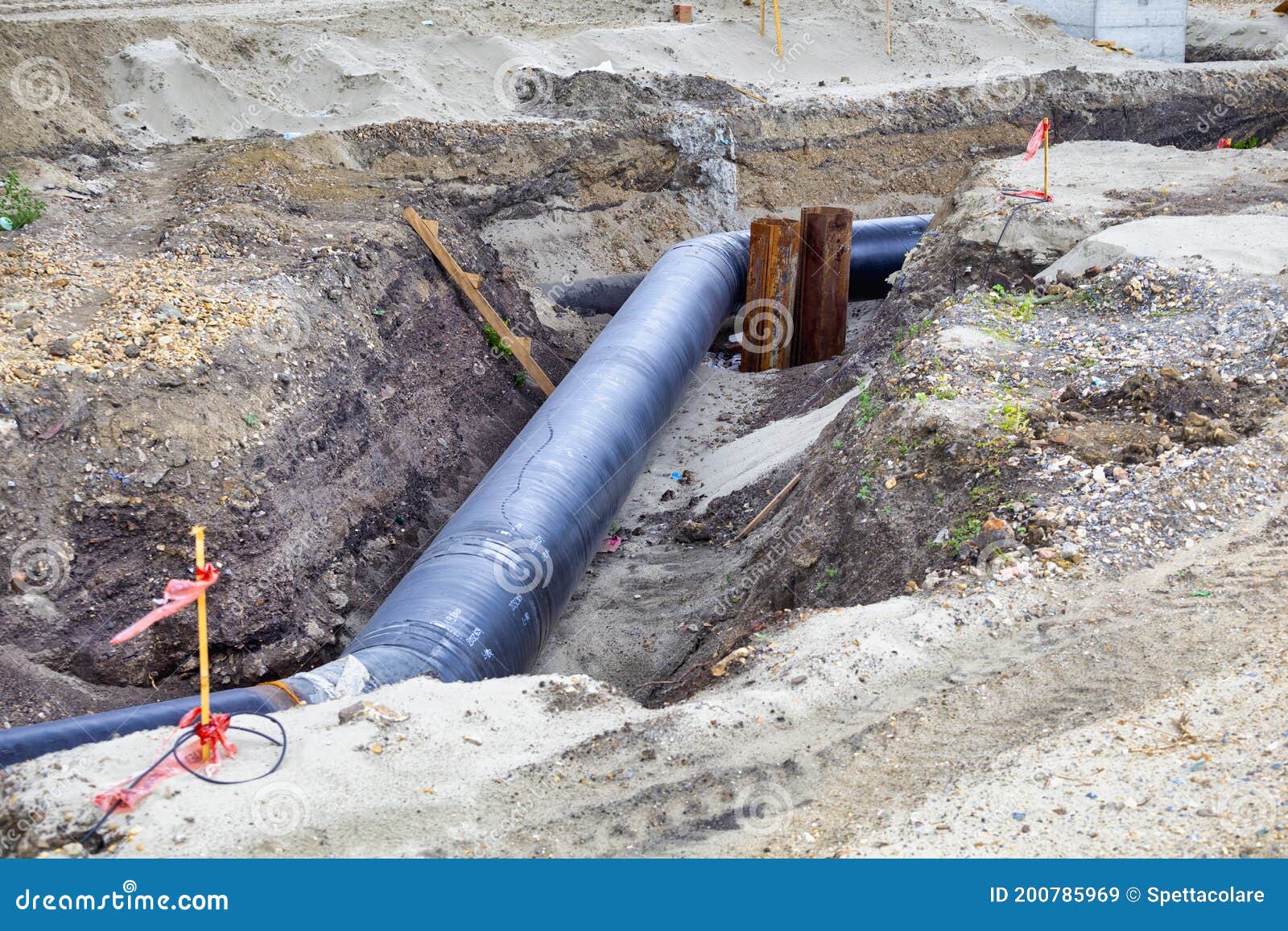 Installing Underground Steam Piping Systems Stock Image - Image of ... Installing Underground Steam Piping Systems Stock Image - Image of ...