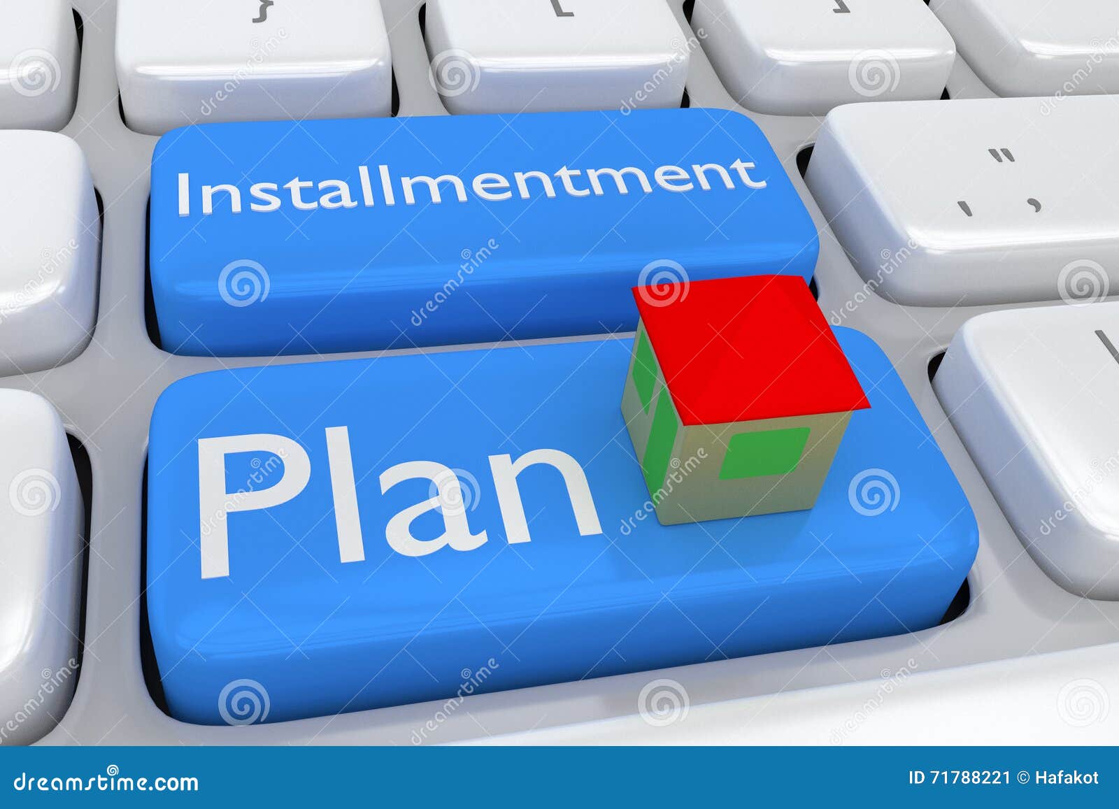 Installment Plan concept stock illustration. Illustration of button ...