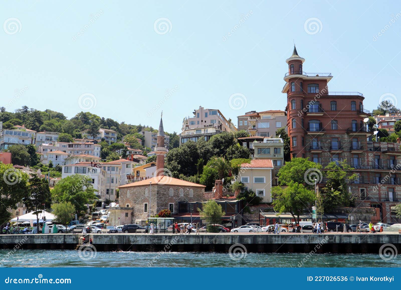 Instanbul View from the Bosphorus Editorial Photo - Image of dock ...