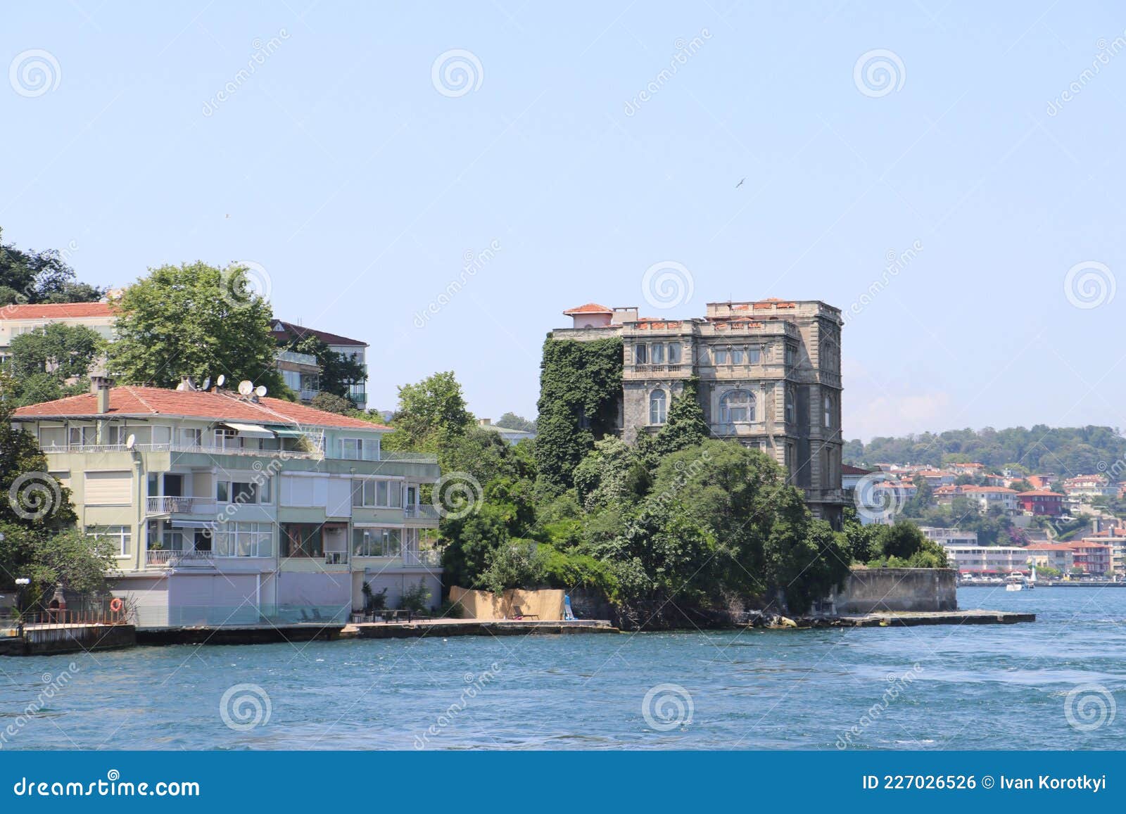Instanbul View from the Bosphorus Stock Photo - Image of sailing, view ...