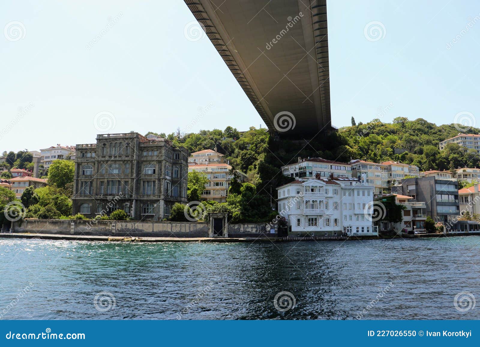 Instanbul View from the Bosphorus Stock Photo - Image of shore, pier ...