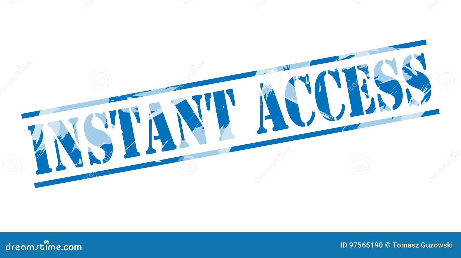 Instant access stamp stock illustration. Illustration of sticker - 97565190